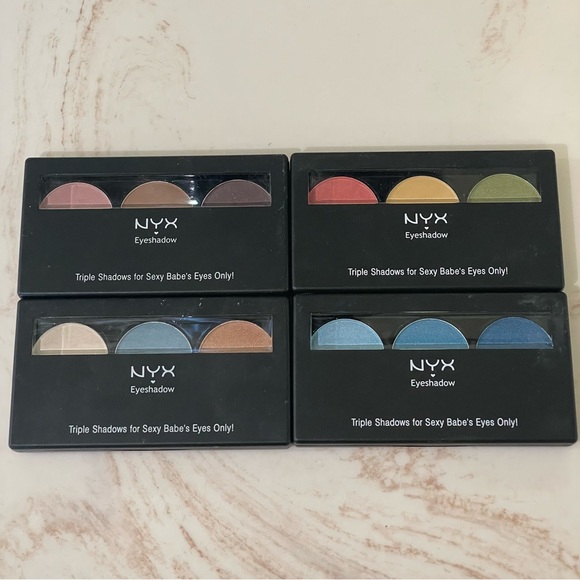 NYX | Makeup | Nyx Triple Shadow Palette 4 Piece Set | Poshmark